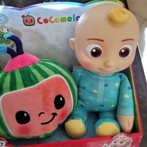 CoComelon | Toys | Cocomelon Jj And Melon Plush Stuffed Animal Toys 2 ...